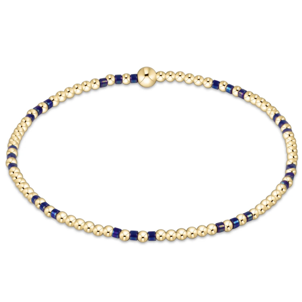 Enewton hope joy pattern 2mm bead bracelet - blue metallic BHOPJOYP2BM ...