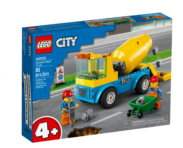 LEGO 60325 Lego City Cement Mixer Truck – Urban Farmhouse