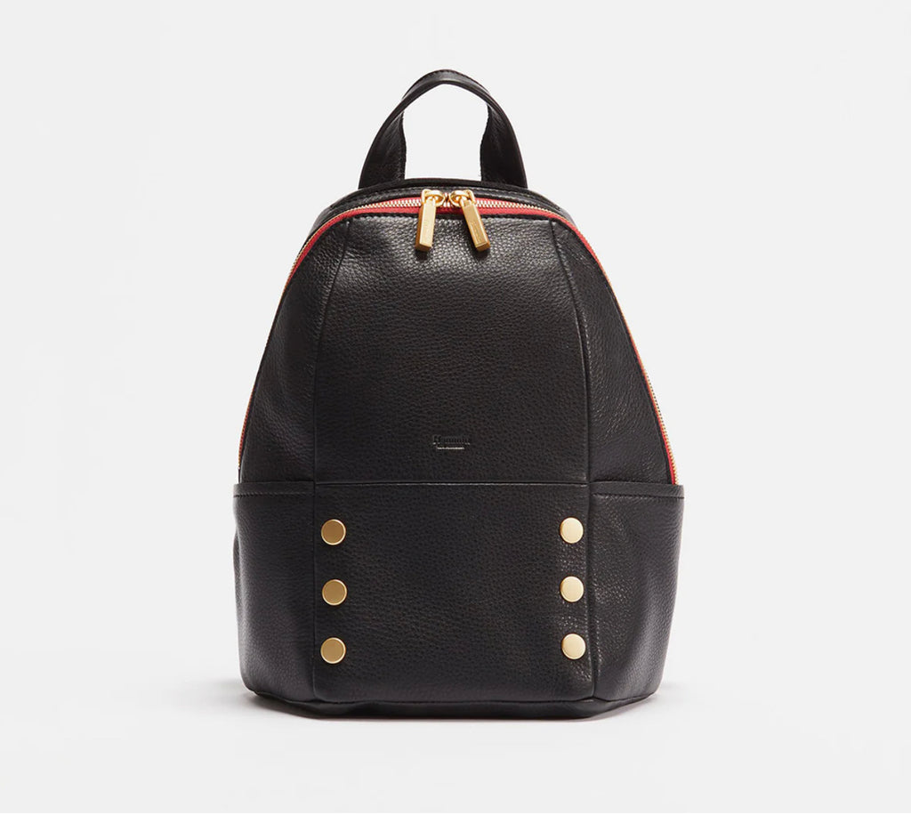 Hammitt Bags- Medium Hunter Backpack Black with Red and Gold – Urban ...